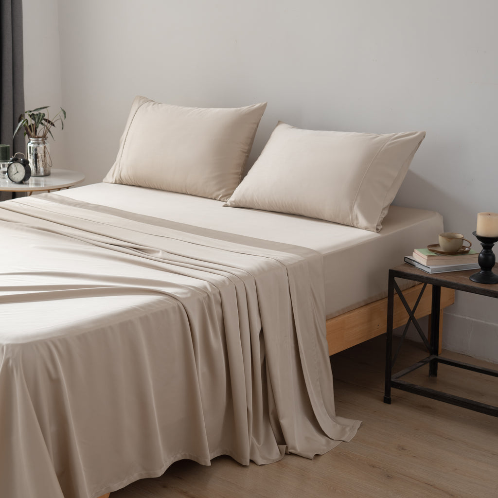 100% Bamboo Sheet Sets - Champagne – Bamboo Island Australia
