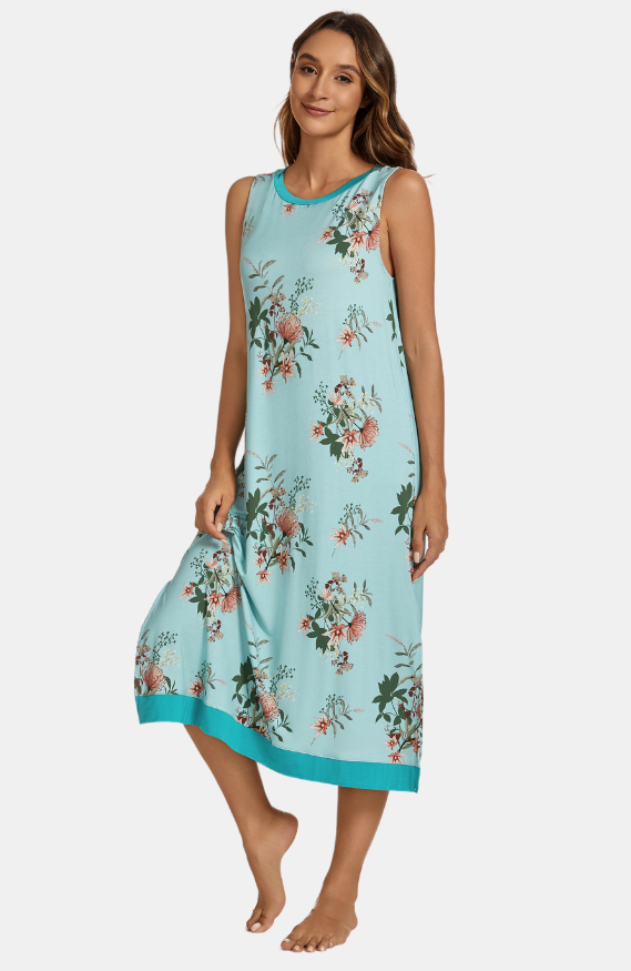 Bamboo Midi Nightie – Bamboo Island Australia