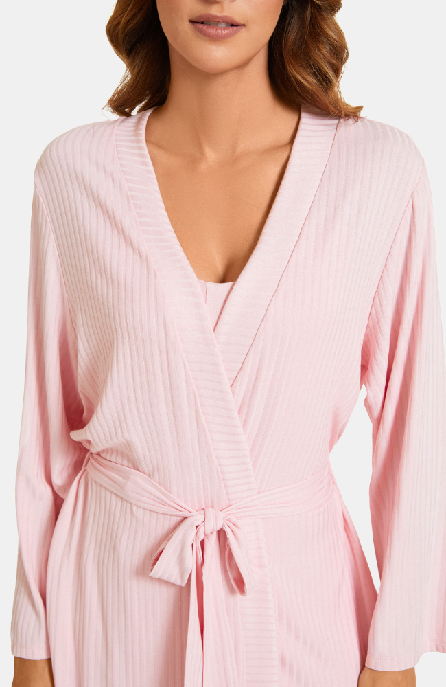 Ribbed Bamboo Robe – Bamboo Island Australia